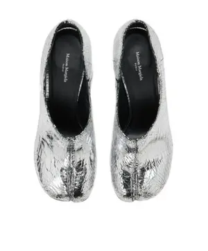 MAISON MARGIELA Tabi Broken Mirror Pumps - Silver
