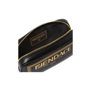 Versace Zipper Shoulder Bag