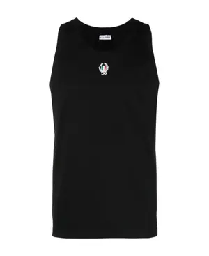 Dolce & Gabbana Logo Patch Tank Top