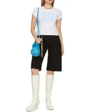 J.W.ANDERSON Cap Midi Logo Printed Crossbody Bag