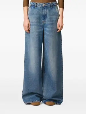 AMI Paris Cotton Super Wide-leg Jeans