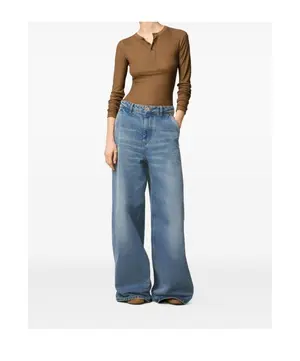 AMI Paris Cotton Super Wide-leg Jeans
