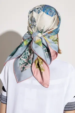 FERRAGAMO Logo Printed Scarf