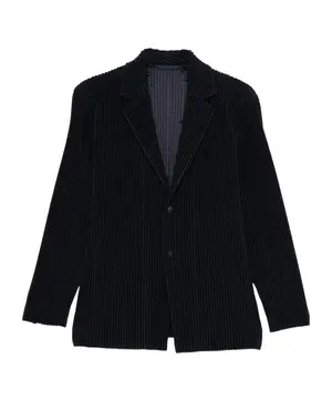 Issey Miyake Homme Plissé Single-breasted Pleated Blazer