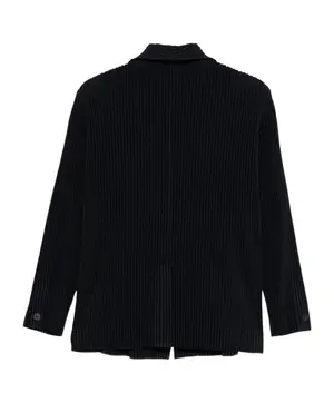 Issey Miyake Homme Plissé Single-breasted Pleated Blazer