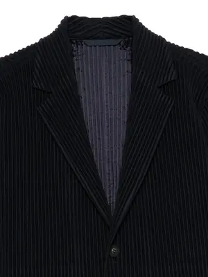 Issey Miyake Homme Plissé Single-breasted Pleated Blazer