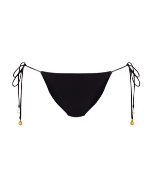 Tory Burch Knotted Bikini Bottom - Black
