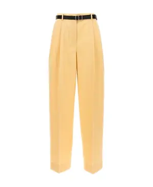 JIL SANDER Straight-leg Belted Trousers