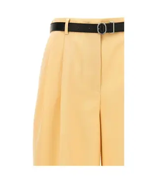 JIL SANDER Straight-leg Belted Trousers