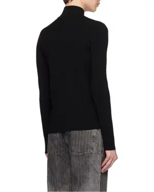 DIESEL® K-zackary Mock-neck Jumper With Oval D Detail