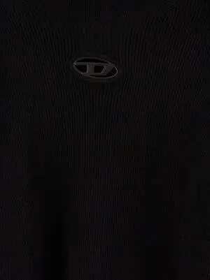 DIESEL® K-zackary Mock-neck Jumper With Oval D Detail