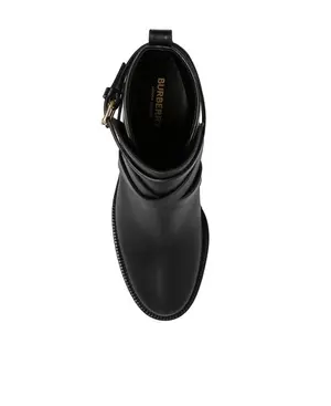 Burberry House Check Round-toe Boots