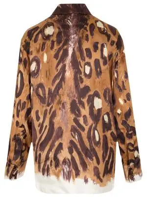 Marni Wild Bunch Printed Satin Long Shirt - No