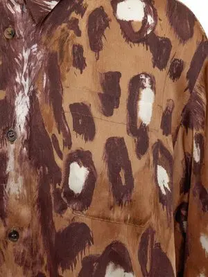 Marni Wild Bunch Printed Satin Long Shirt - No