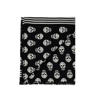 Alexander McQueen Skull Printed Scarf