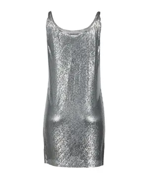Rabanne Mesh Metallic Tank Top
