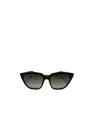 TOD'S Logo Letter Cat Eye Sunglasses - Black