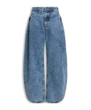 Alaïa Petal Denim Jeans - Blue