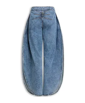 Alaïa Petal Denim Jeans - Blue