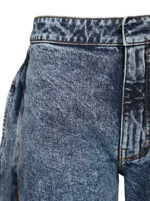 Alaïa Petal Denim Jeans - Blue