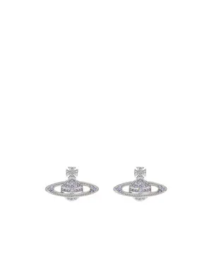 VIVIENNE WESTWOOD Orb Embellished Earrings - Gray