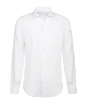 Eleventy Long Sleeve Shirt - White