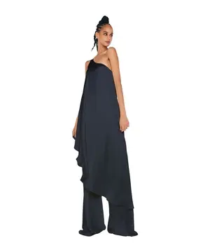 Norma Kamali One-shoulder Asymmetric Dress