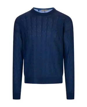 Etro Logo Embroidered Crewneck Jumper