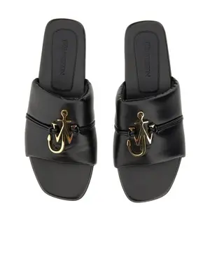 J.W.ANDERSON Anchor Plaque Slip-on Sandals