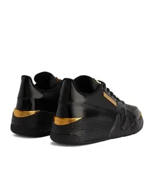 GIUSEPPE ZANOTTI Talon Chunky Leather Sneakers - Black