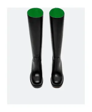 Bottega Veneta Round Toe Heeled Boots
