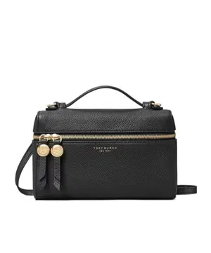 Tory Burch Romy Slim Top Handle Bag - Black