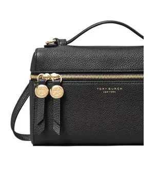 Tory Burch Romy Slim Top Handle Bag - Black