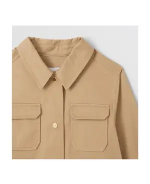Burberry Long Sleeve Logo Blouse Dress