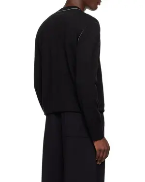 MAISON MARGIELA Crewneck Jumper With Logo Patch