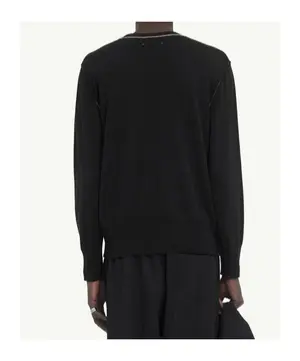 MAISON MARGIELA Crewneck Jumper With Logo Patch