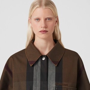 Burberry Checked Long-sleeve Jacket