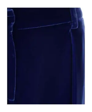 Giorgio Armani Mid-rise Velvet Trousers