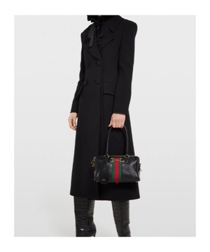 Gucci Medium Boston Bag With Horsebit Detail - Black