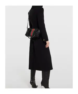 Gucci Medium Boston Bag With Horsebit Detail - Black