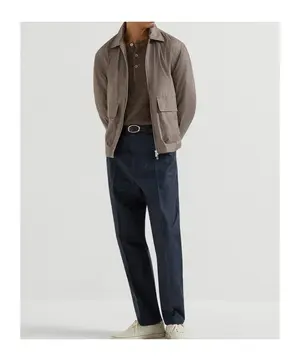 Brunello Cucinelli Zip-up Shirt Jacket - Gray
