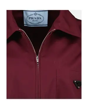 Prada Zip-up Drawstring Jacket