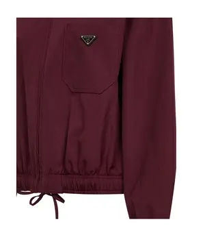 Prada Zip-up Drawstring Jacket