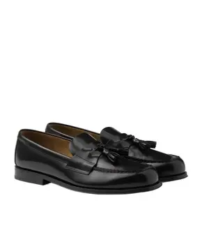 Prada Tassel Detail Slip-on Loafers
