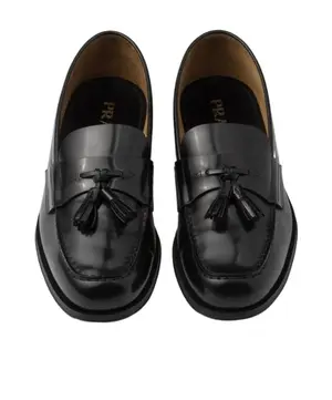Prada Tassel Detail Slip-on Loafers