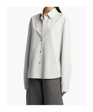 Khaite Argo Cotton Poplin Shirt