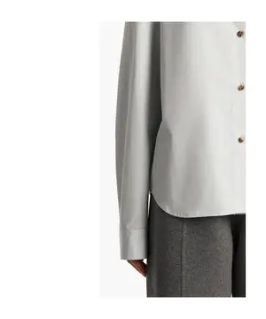 Khaite Argo Cotton Poplin Shirt