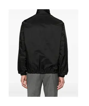 Prada Zip-up Reversible Jacket - Black/blue