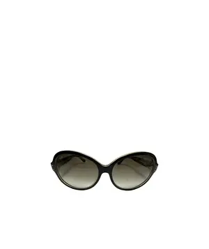 TOD'S Round Frame Logo Sunglasses - Green