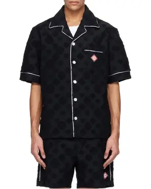 Casablanca Patterned Piped Shirt